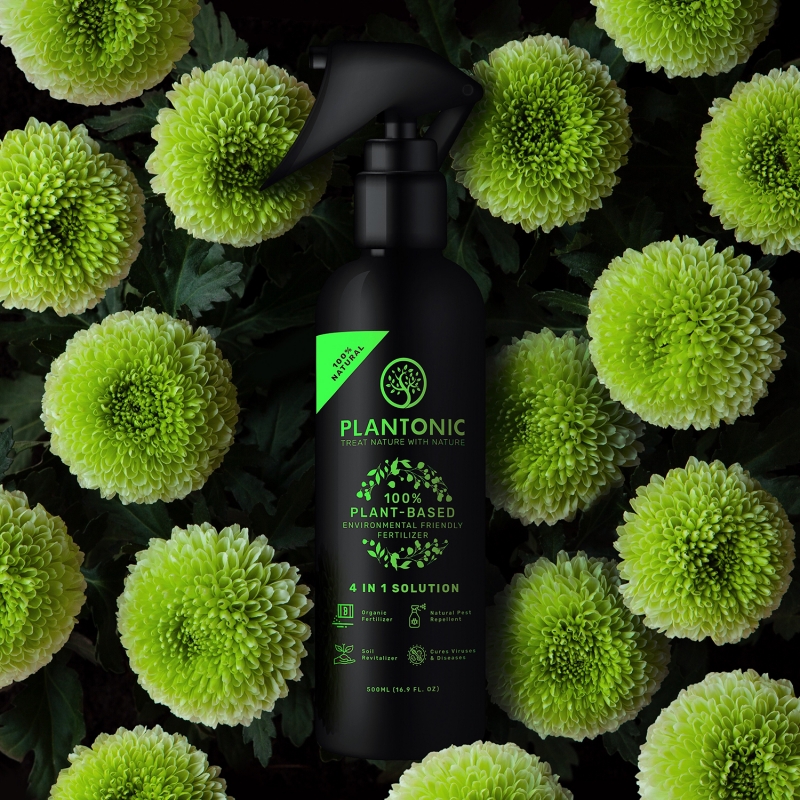 Plantonic 100% Plant Based 4 in 1 Fertilising Soil Enhancer [Non Toxic]