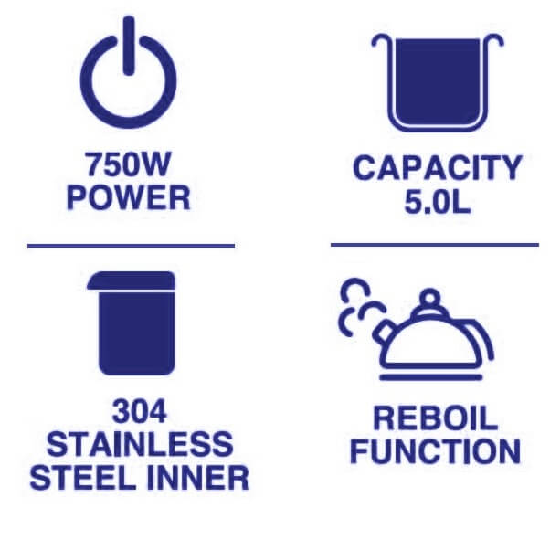 Faber 5.0L Electric Thermo Pot - FTP FANTASIA 505
