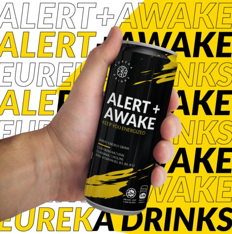 Wake-Up Call Box (Alert + Awake), 300 ml - 3 Cartons
