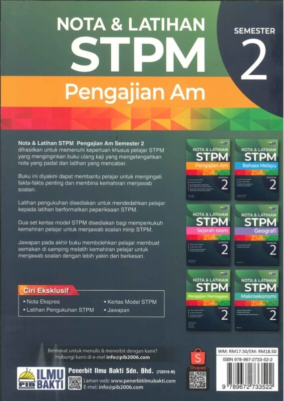 NOTA&LATIHAN PENGAJIAN AM SEMESTER 2 STPM 2022