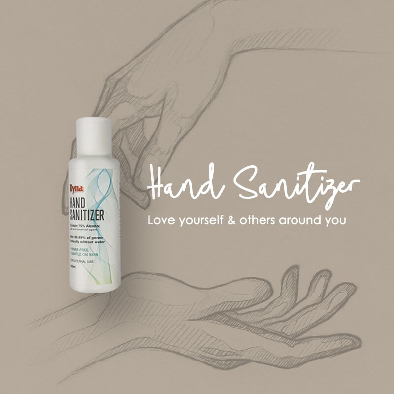 Dyna Hand Sanitizer 100ml x 5 bottle pack