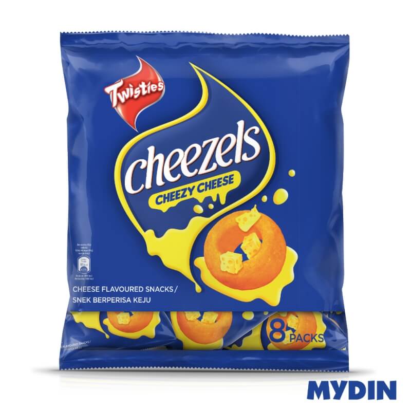 Cheezels Original Cheese Flavoured Snack (8 x 15g)