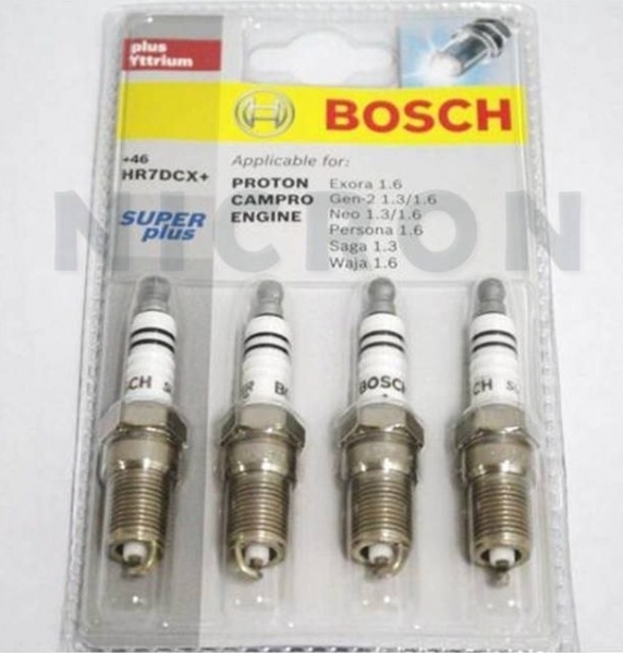 BOSCH SPARK PLUG ( FR7DCX ) PROTON WAJA , PERDANA , WIRA 1.6